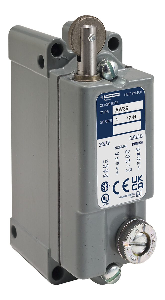 9007AW12M11 - Limit switch, 9007, 600 VAC 15amp aw +options ...
