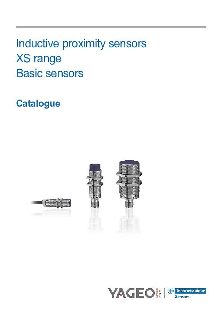 Catalogue for Inductive proximity sensors, XS range basic sensors ...